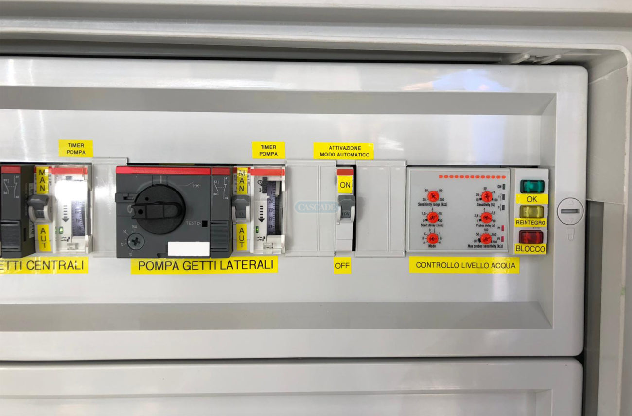 3-4-sensor water level controller for fountains - Cascade