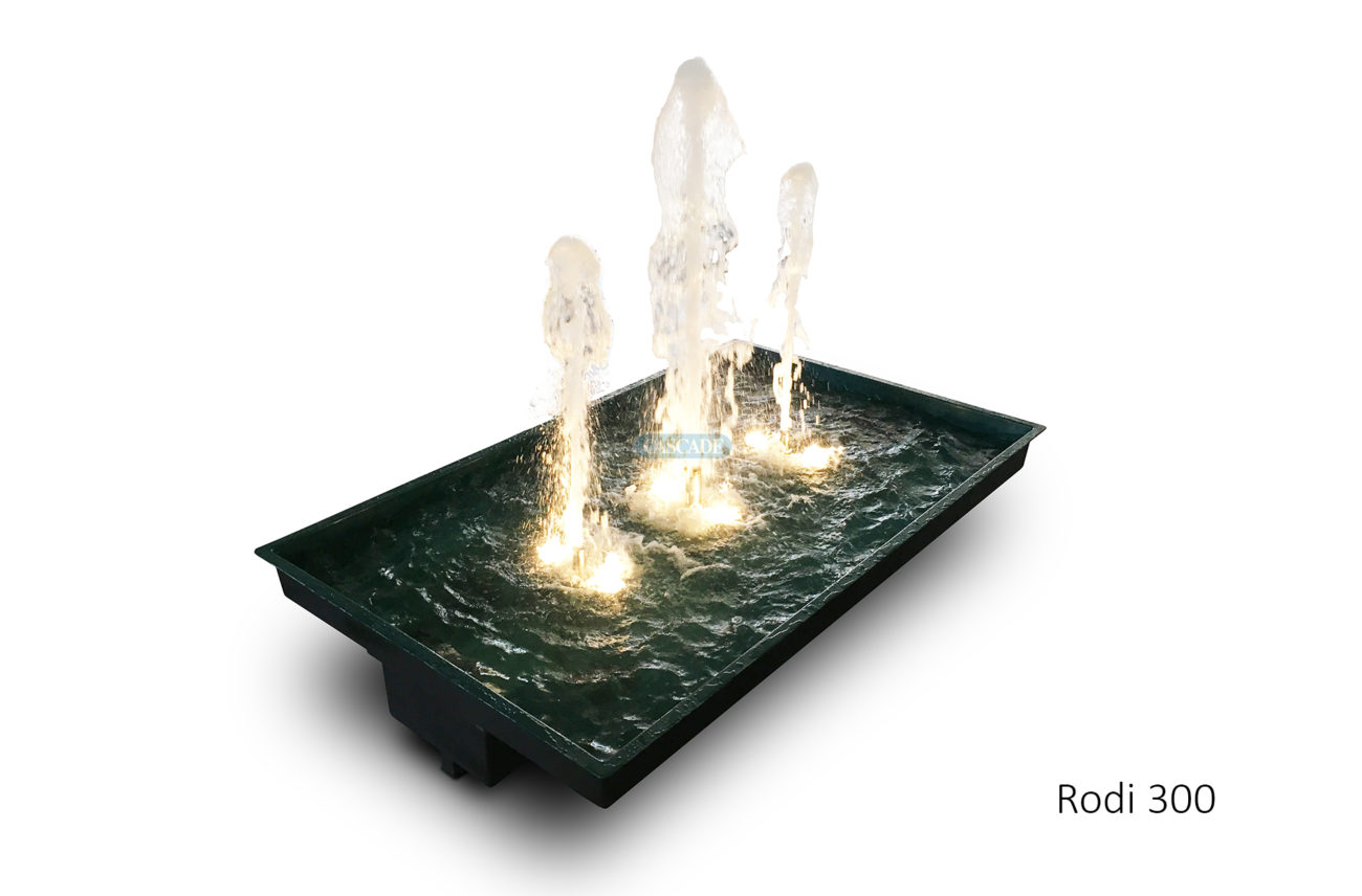 Preassembled fountain with tank Rodi - Cascade