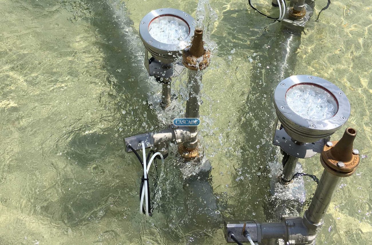 V-Fast 100 pneumatic valve for fountains - Cascade